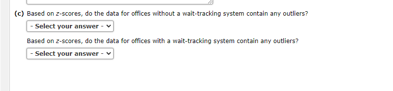 Solved system and wait times for a sample of patients at | Chegg.com