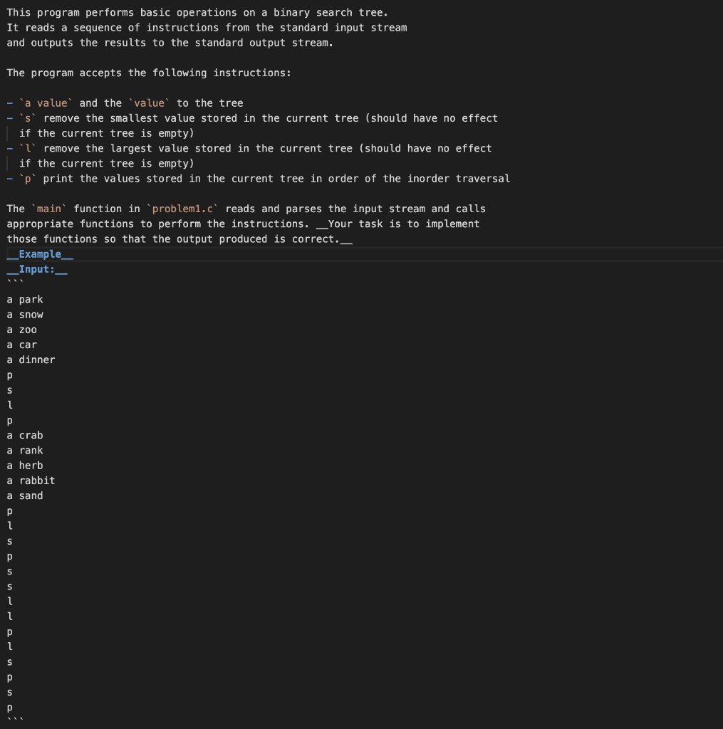 Solved This Program Performs Basic Operations On A Binary 9938
