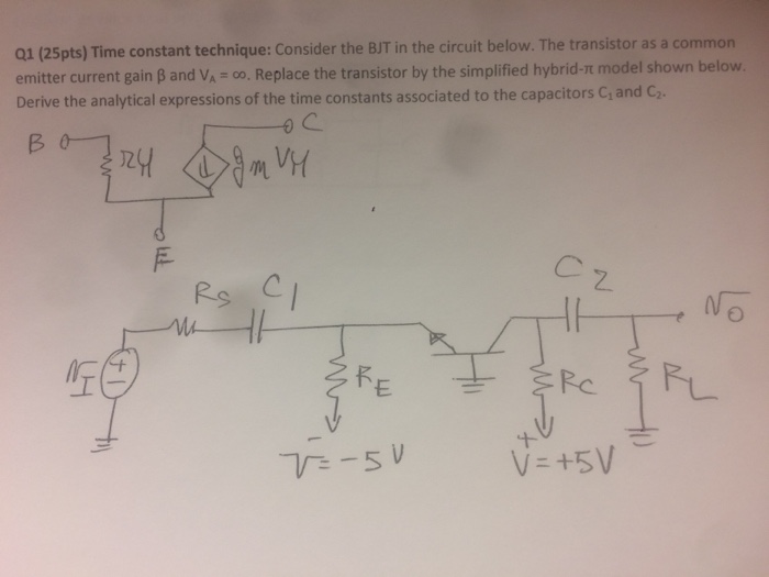 Consider the BJT in the circuit below. the transistor | Chegg.com