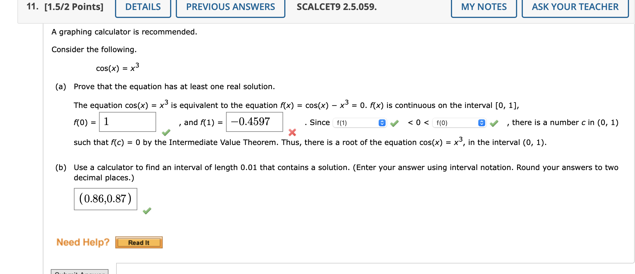 Solved A graphing calculator is recommended.Consider the | Chegg.com