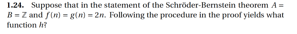 Solved 1.24. Suppose that in the statement of the | Chegg.com