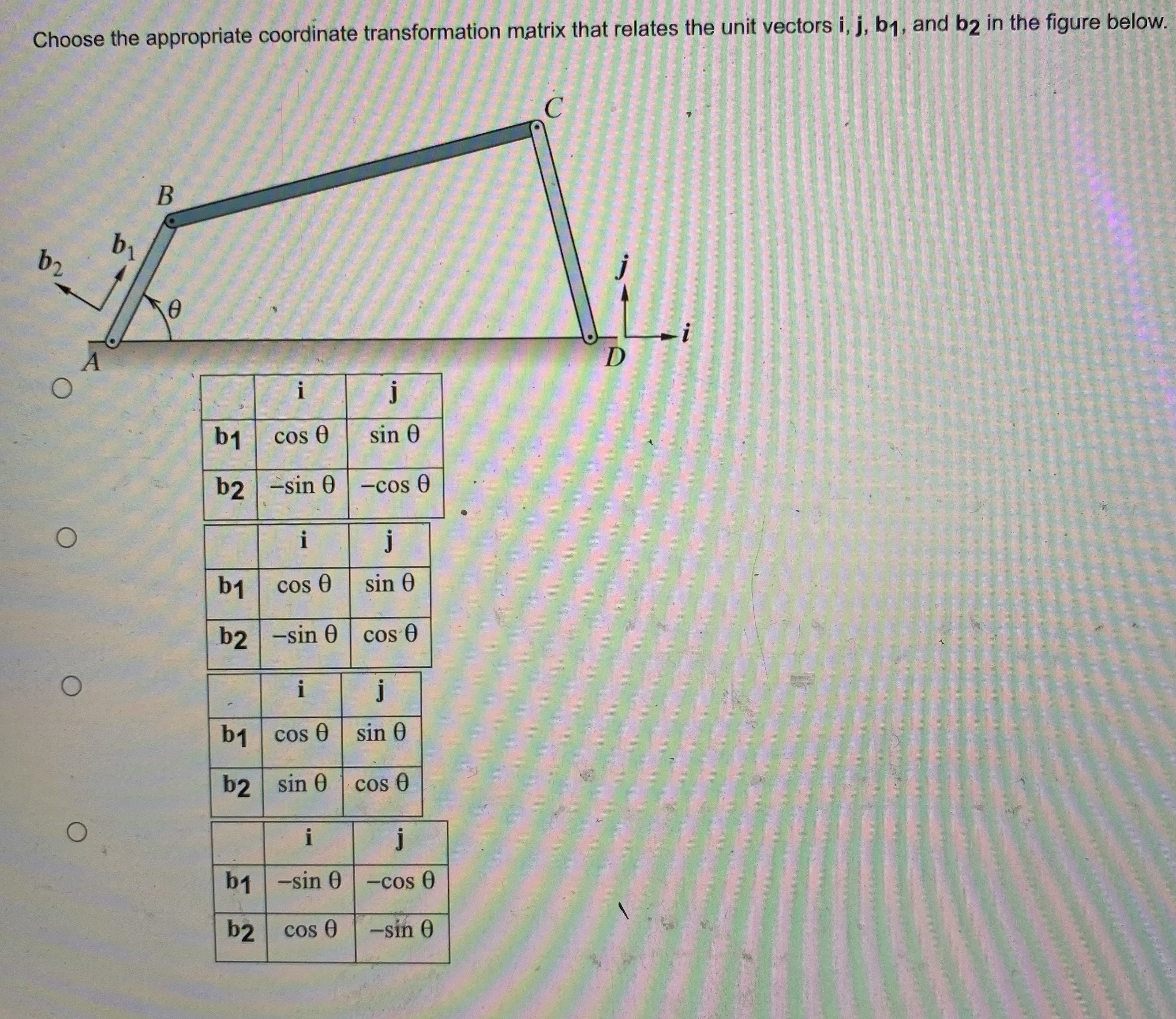 Solved Choose the appropriate coordinate transformation | Chegg.com