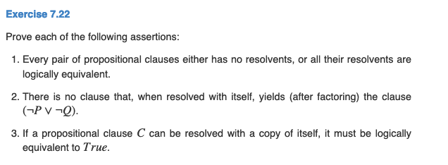 Solved Exercise 7 22 Prove Each Of The Following Assertions