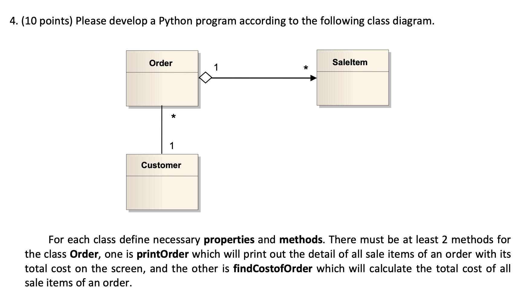 Solved 4. (10 points) Please develop a Python program | Chegg.com