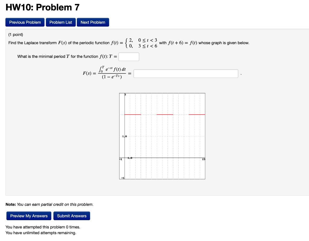 Solved HW10: Problem 7 Previous Problem Problem List Next | Chegg.com