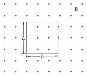 Solved Multiple choice: A square wire loop with side L and | Chegg.com