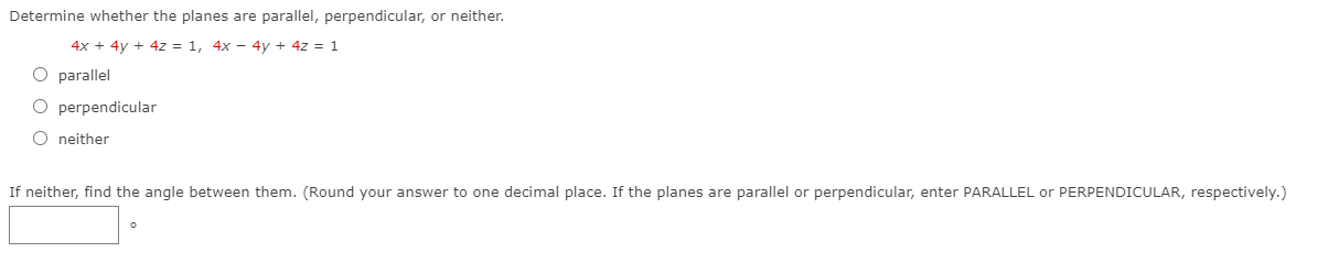 Solved Find direction numbers for the line of intersection | Chegg.com