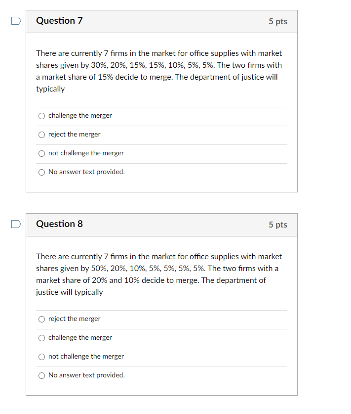 Solved There are currently 7 firms in the market for office | Chegg.com