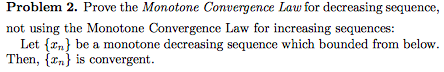 Solved Problem 2. Prove the Monotone Convergence Law for | Chegg.com