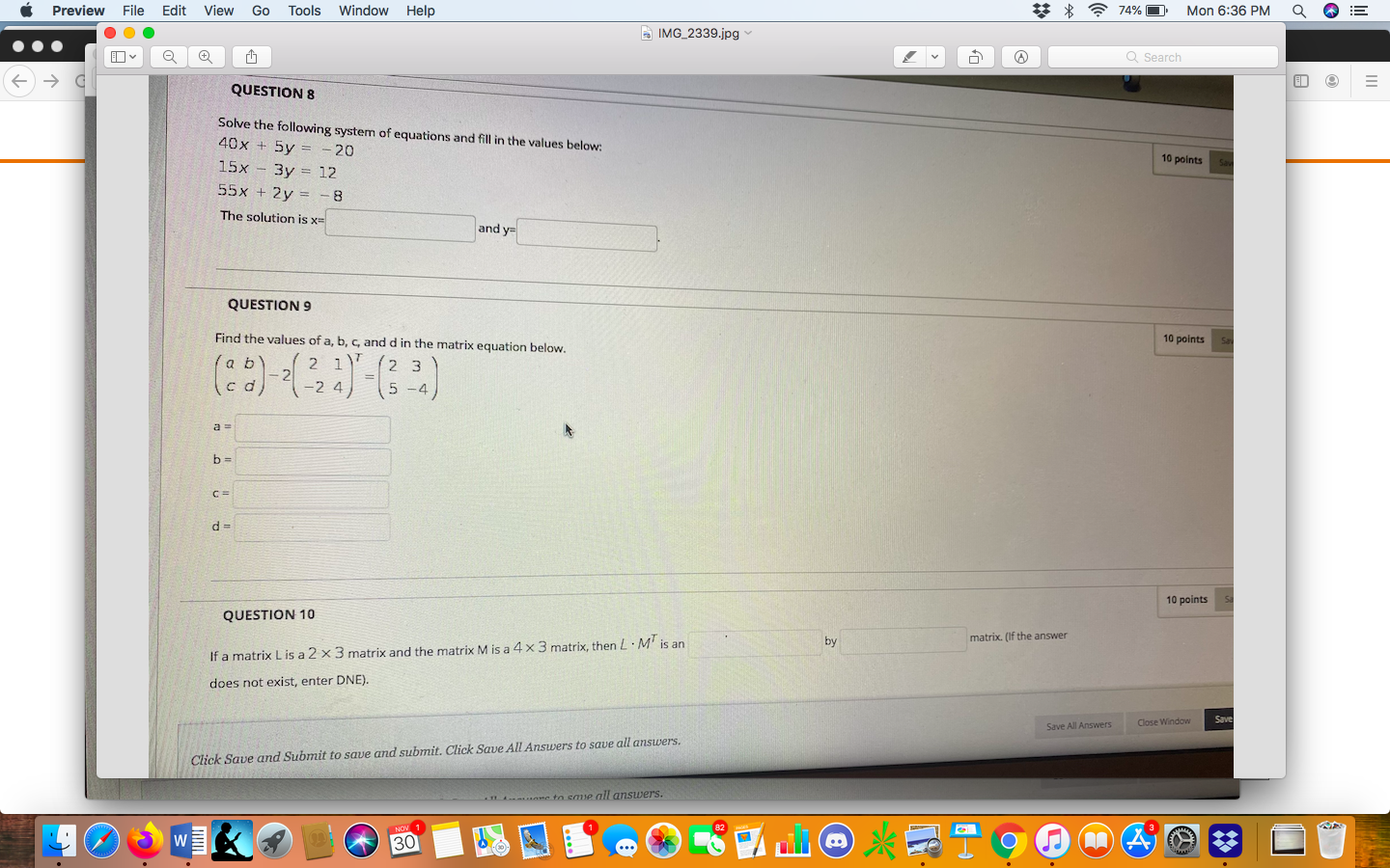 Solved Can someone explain #10 I know that the answer is 2X4 | Chegg.com