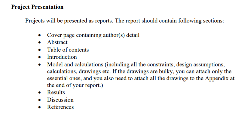 Project Details Figure 1 shows the preliminary design | Chegg.com