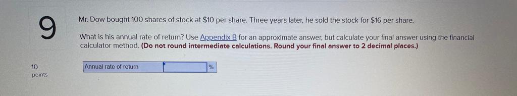 Solved Appendix B Present value of $1, PVF 1 PV-FV 1+1) | Chegg.com