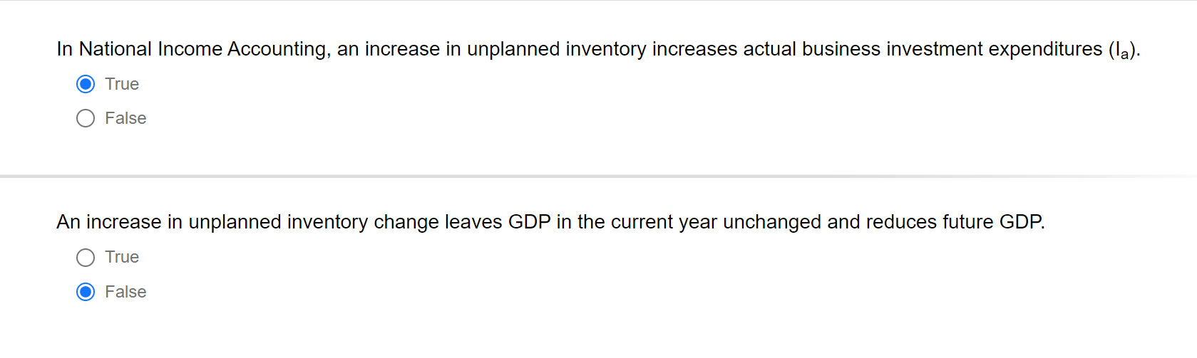Solved In National Income Accounting, an increase in | Chegg.com