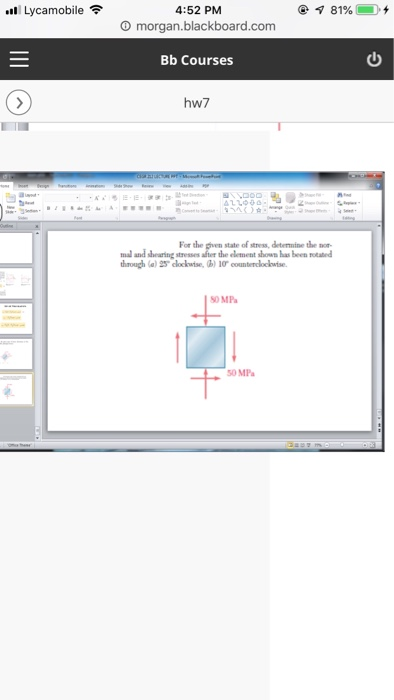 Solved 4:52 PM O morgan.blackboard.com uli Lyca mobile令 Bb | Chegg.com