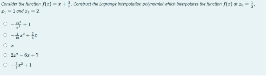 Solved Consider the function f(x)=x+x2. Construct the | Chegg.com