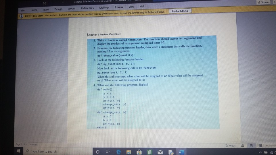 Solved Share File Home Insert Design Layout References | Chegg.com