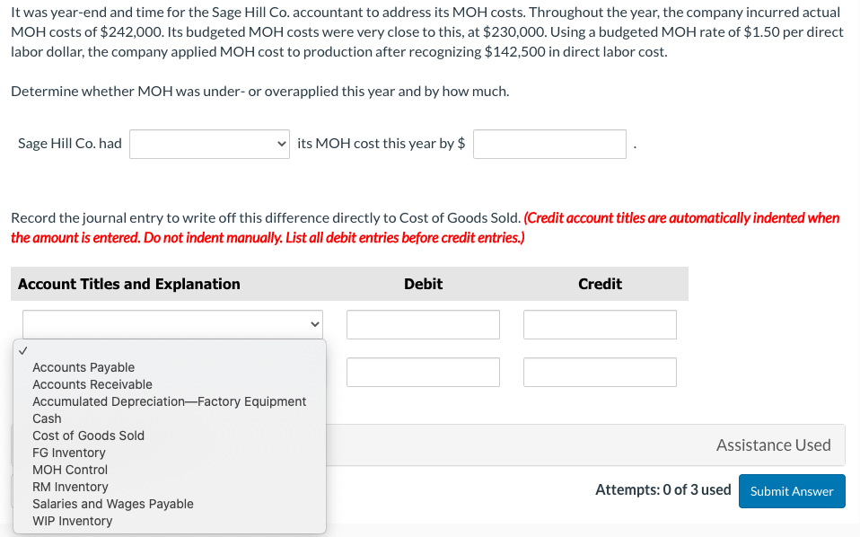 Solved It was year-end and time for the Sage Hill Co. | Chegg.com