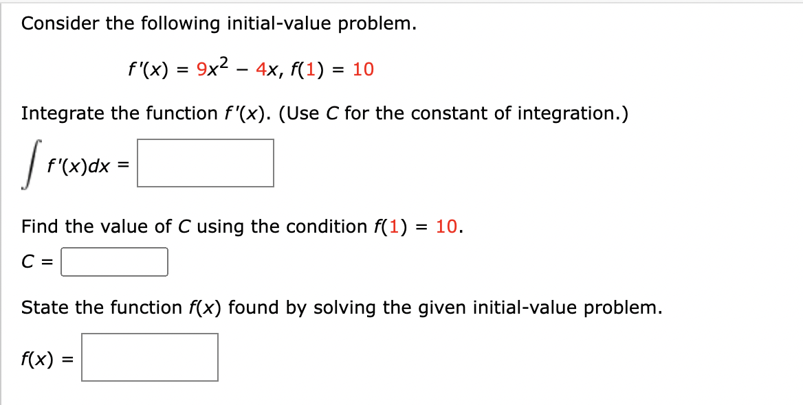 Solved Consider the following initial-value problem. | Chegg.com
