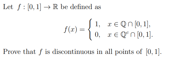 Solved Let f:[0,1]→R be defined as | Chegg.com