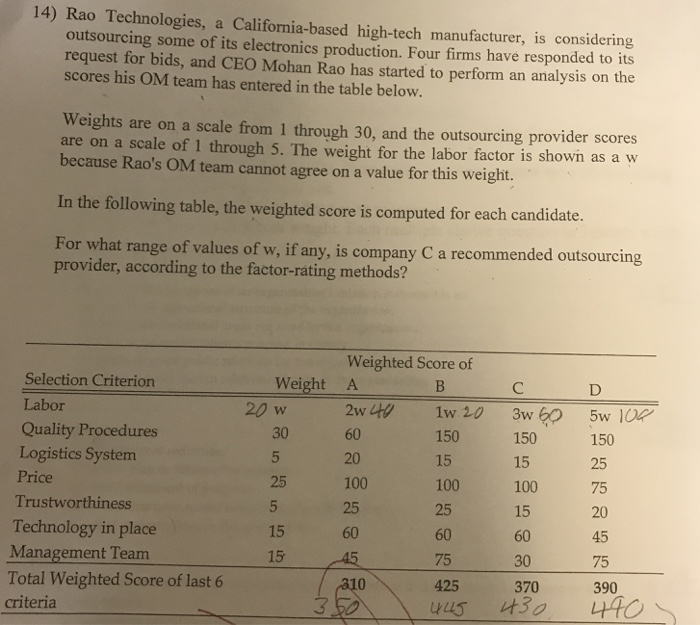 Solved How can w equal a number 1-30 that will make 3w more | Chegg.com