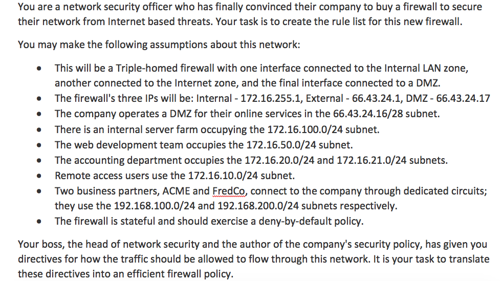 Solved You are a network security officer who has finally | Chegg.com