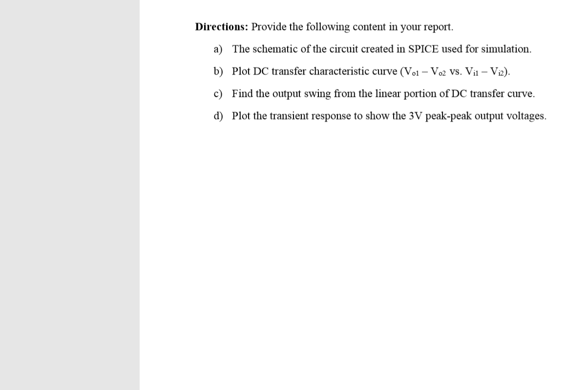 EE4313 Simulation assignment #3 Due on April 17 | Chegg.com