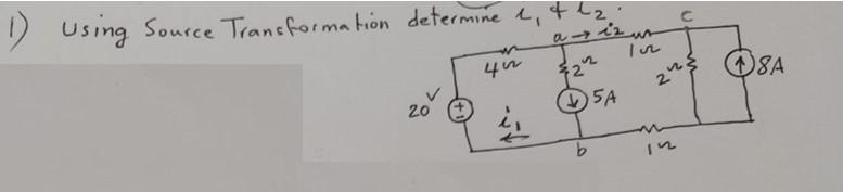 Solved 1 Using Source Transformation 1632