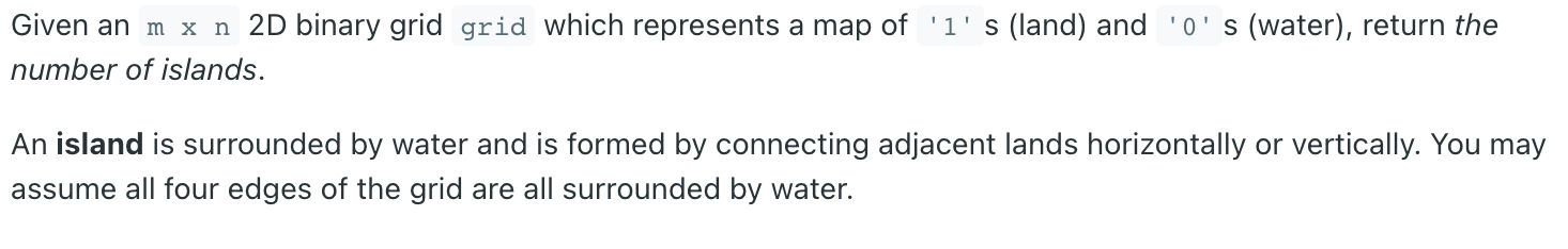 Solved Given an mxn 2D binary grid grid which represents a | Chegg.com