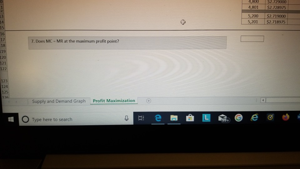 6. Next calculate marginal revenue, knowing that it | Chegg.com