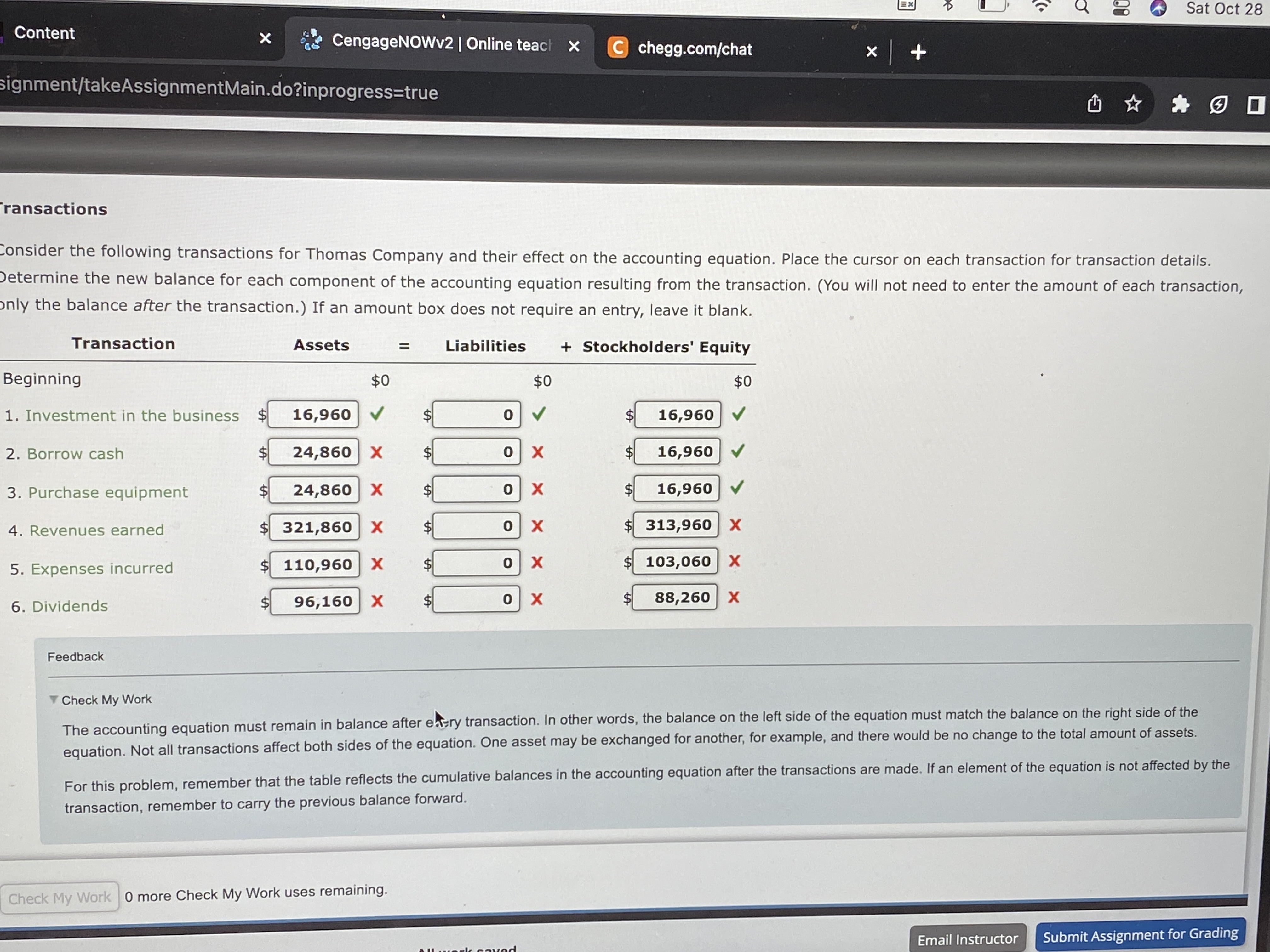 Consider the following transactions for Thomas | Chegg.com