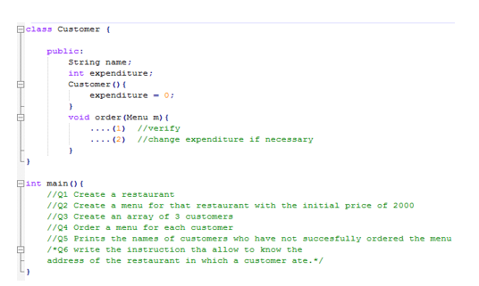Solved Section B: Programming We have the following classes | Chegg.com
