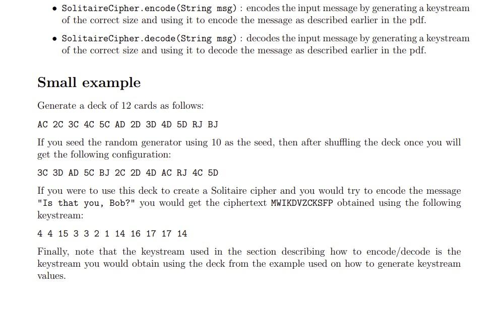 Solved With the following Starter Code, fill in the | Chegg.com