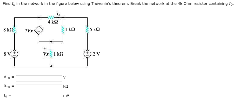 Solved Find Io in the network in the figure below using | Chegg.com