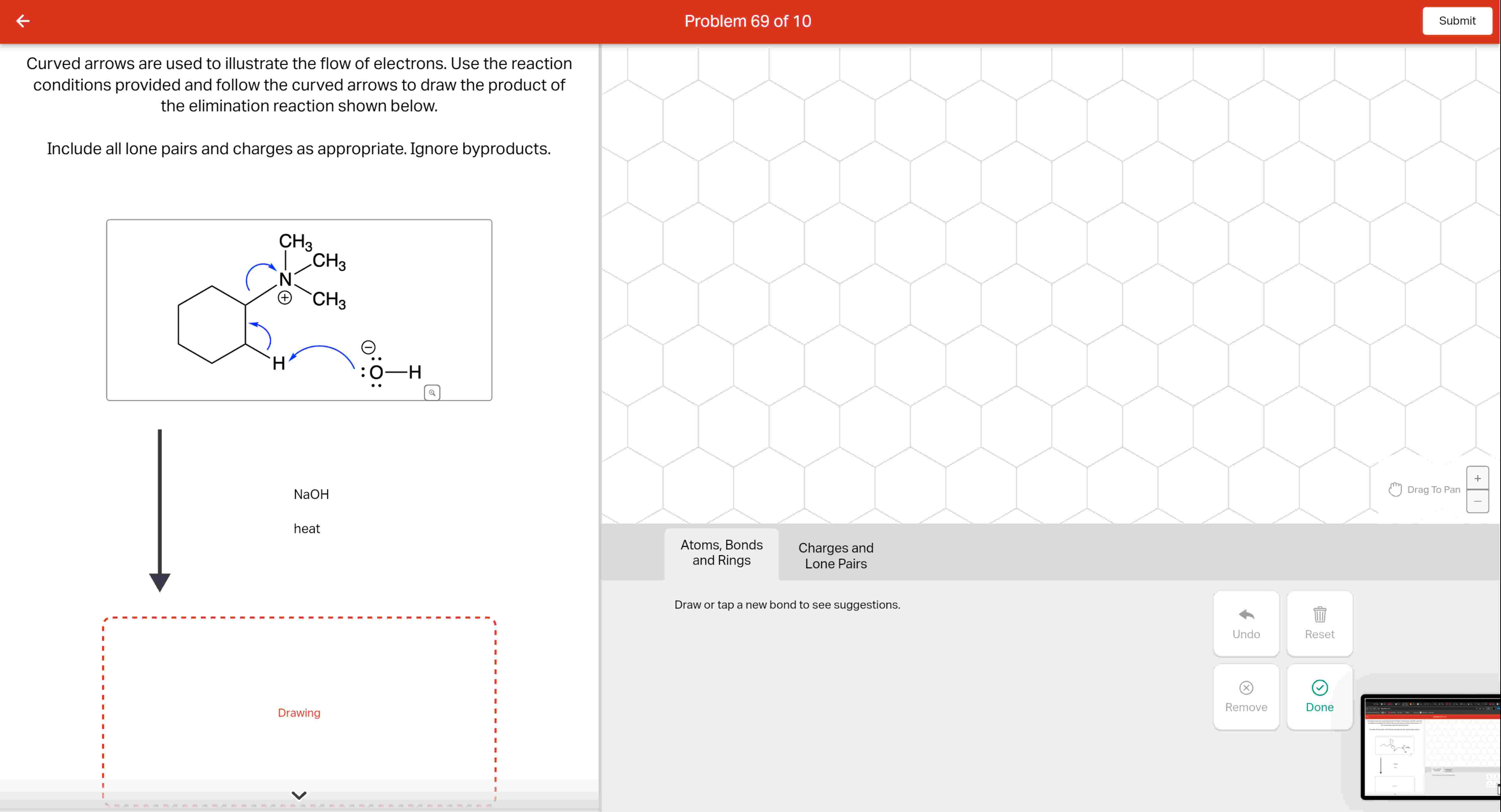 Solved Curved arrows are used to illustrate the flow of | Chegg.com