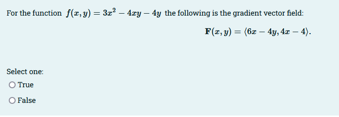Solved For the function f(x,y)=3x2−4xy−4y the following | Chegg.com