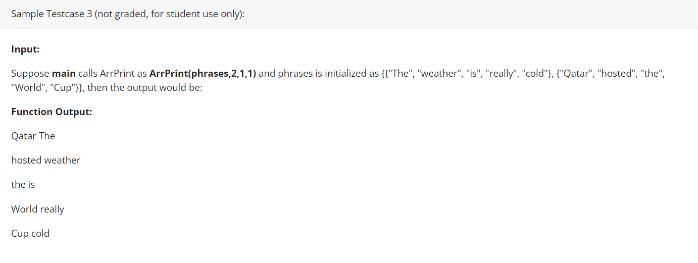 Solved HW7: Two-Dimensional Arrays You are required to write | Chegg.com