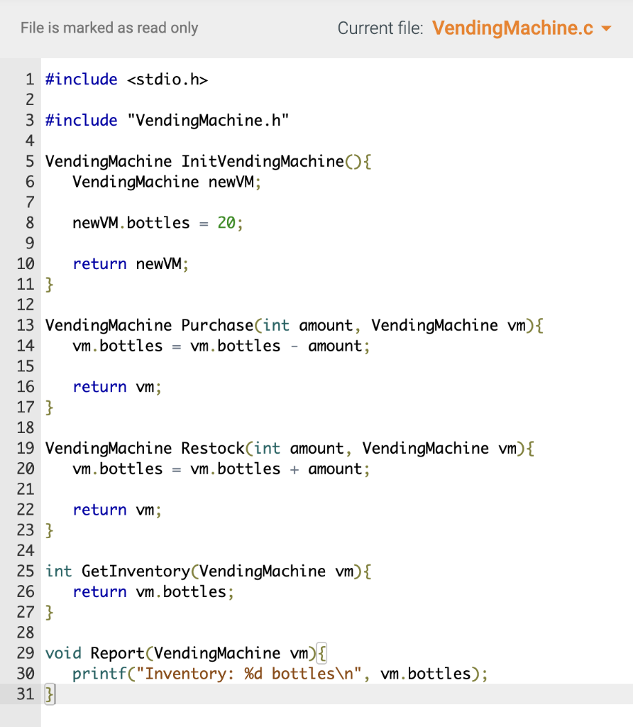 Solved 7.6 LAB 1-2: Vending machine Given two integers as | Chegg.com Solved 7.6 LAB 1-2: Vending machine Given two integers as | Chegg.com