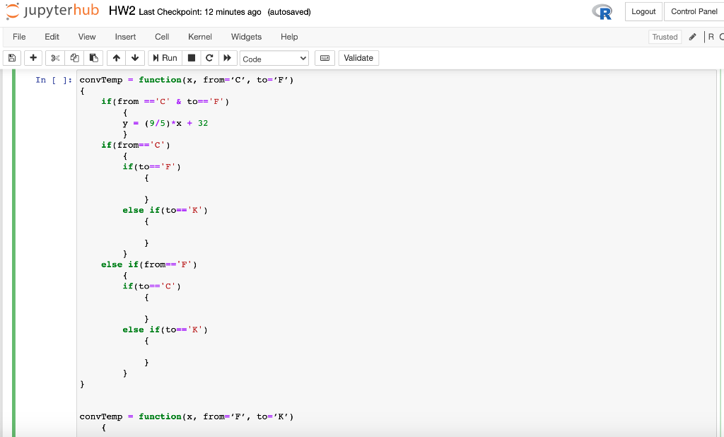 Solved We Are Using R Language And Our Workspace Is In