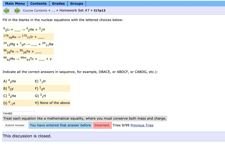 Solved Main Menu Contents Grades Groups Course Contents >> | Chegg.com