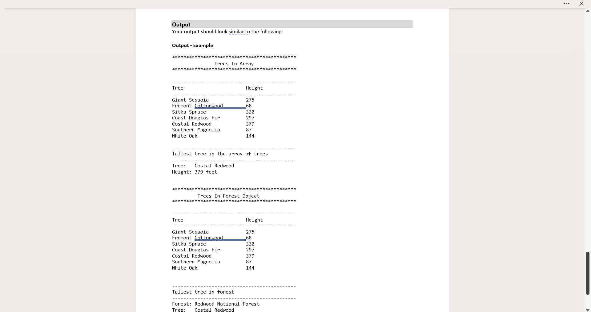 Solved Assignment Description This assignment provides the | Chegg.com