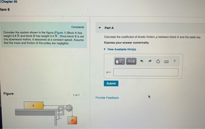 Solved Chapter 05 tem 6 Constants Part A Consider the system | Chegg.com