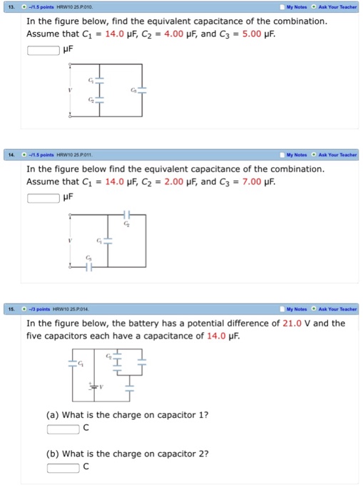 Solved In the figure below, find the equivalent capacitance | Chegg.com