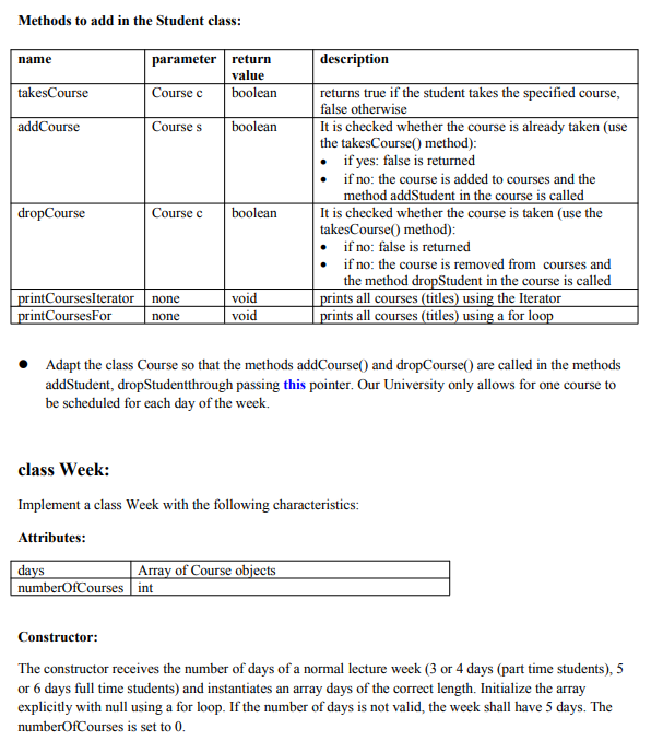 Solved Base of this lab assignment is the Student class of | Chegg.com