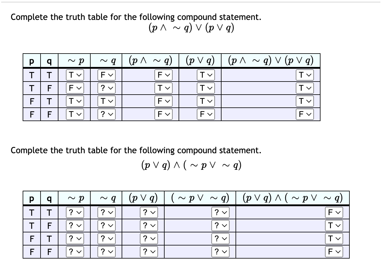 Solved Complete the truth table for the following compound | Chegg.com