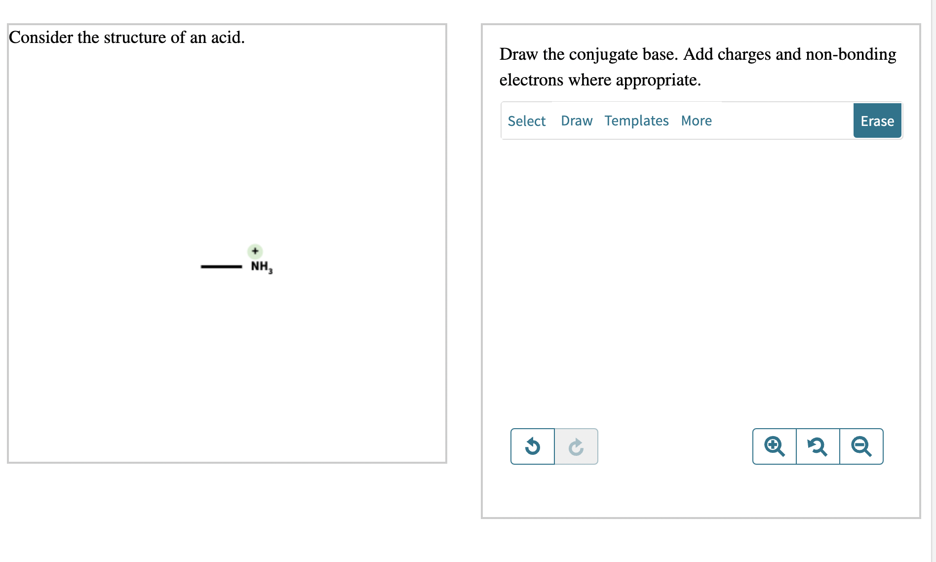 Solved Draw the conjugate base. Add charges and non-bonding | Chegg.com