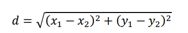 Solved Write a distance function that accepts input from two | Chegg.com