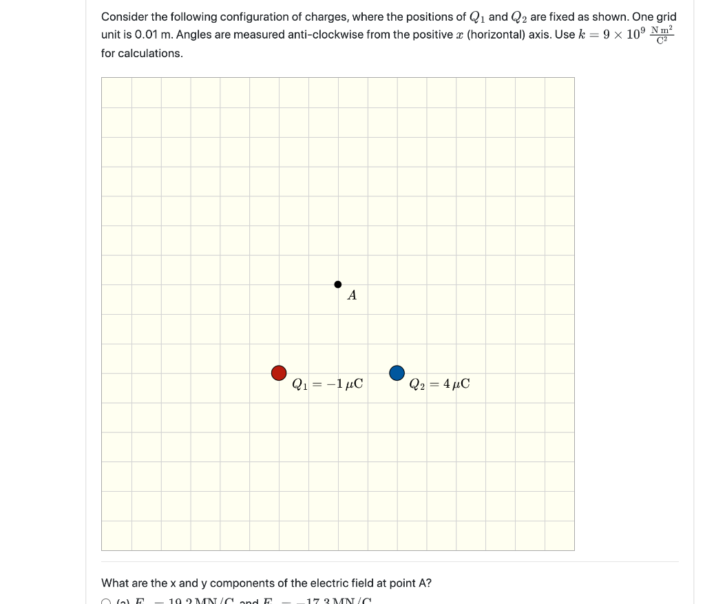 Solved Consider the following configuration of charges, | Chegg.com