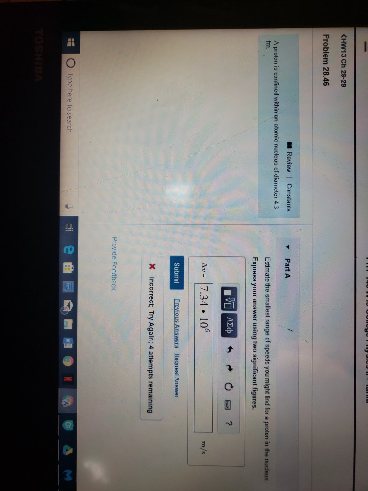 Solved CHW13 Ch 28-29 Problem 28.46 Review | Constants Part | Chegg.com