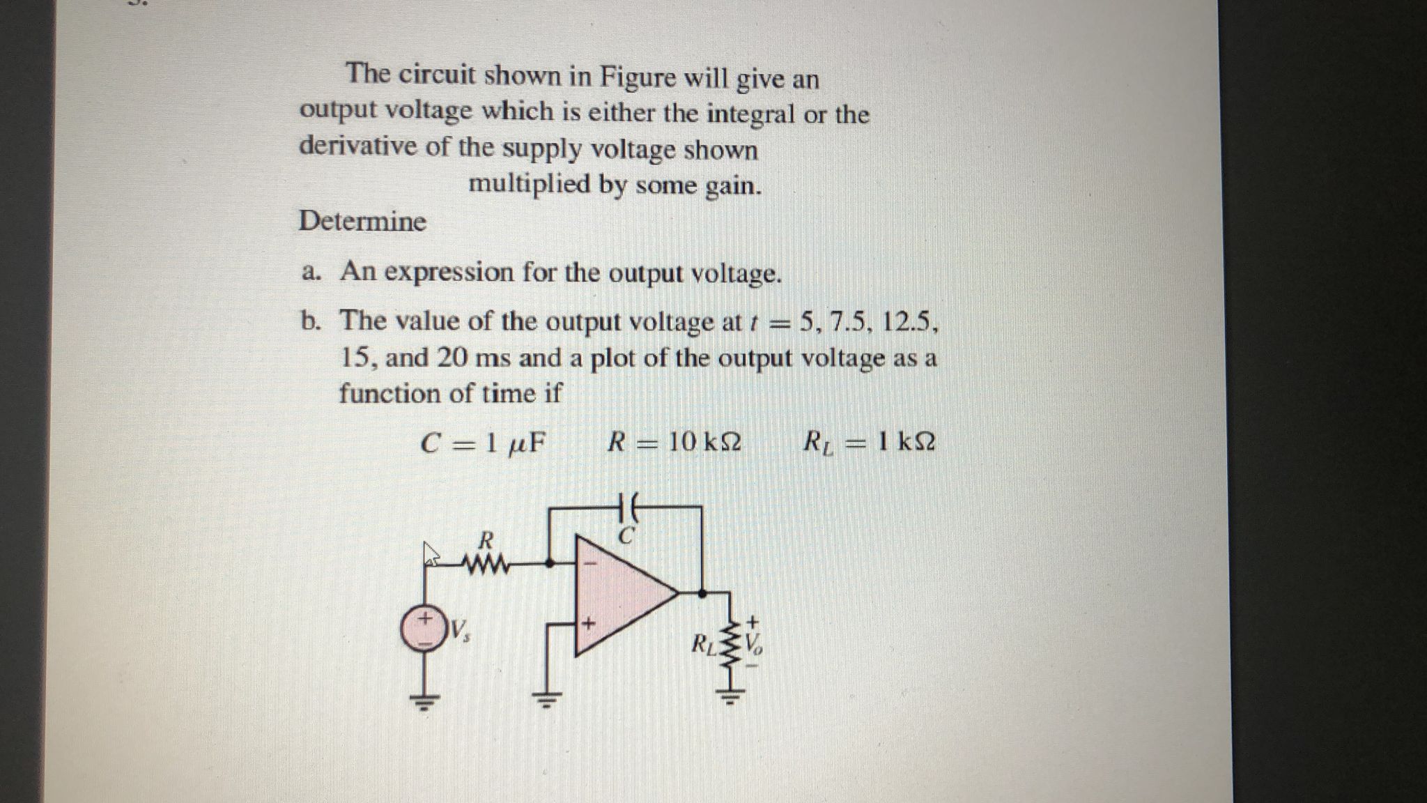 Solved The circuit shown in Figure will give an output | Chegg.com