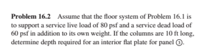 Problem 16.1 Using the ACI Code, determine the | Chegg.com